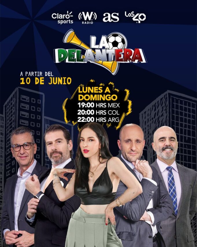 Claro Sports, LOS40, W Radio y AS lanzan La Delantera | La Sociedad del ...